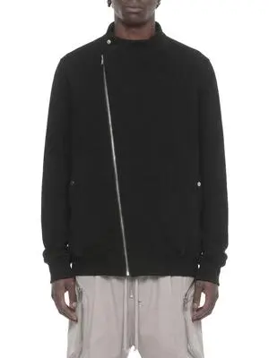 RICK OWENS Rick Owens Asymmetrical Zip Up Sweatshirt