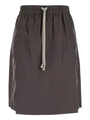 RICK OWENS + MONCLER Polyester Jogging Shorts - Brown