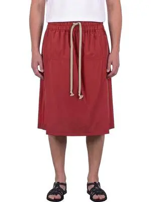 RICK OWENS + MONCLER Polyester Shorts Rick Owens - Red