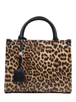 Liu Jo Liu Jo Leopard Print Top Handle Bag Multicolor