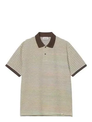 Carhartt Work In Progress Dion Striped Polo Shirt - Neutrals