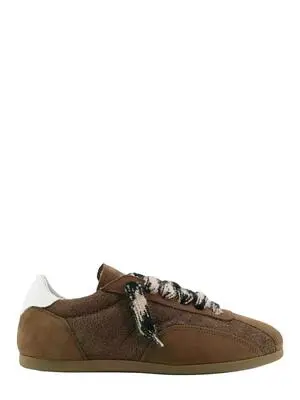 REPRESENT Low-pro Nubuck Patterned-laces Sneakers - Brown