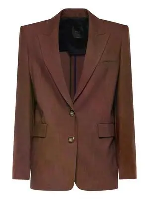 Pinko Buttoned Blazer Brown
