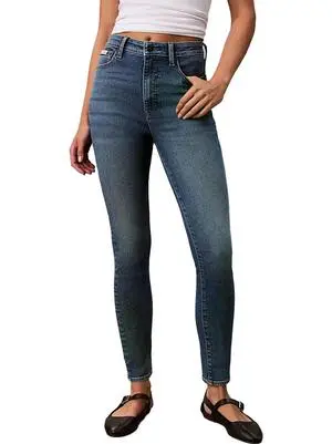 Calvin Klein High Rise Skinny Jeans - Blue