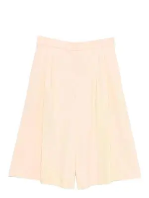 TWINSET Pleated Shorts - Neutrals
