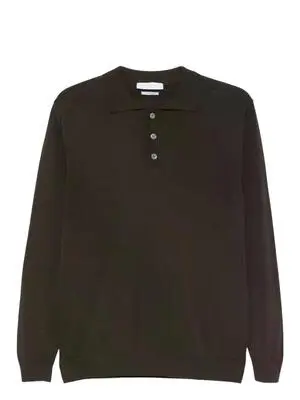 DANIELE FIESOLI Buttoned Polo Shirt - Brown