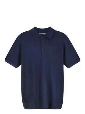 Corneliani Buttoned Polo Shirt Blue