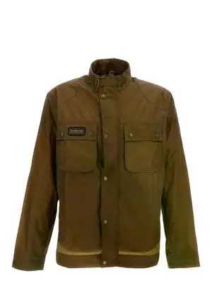 BARBOUR INTERNATIONAL Merton Logo-patch Jacket - Neutrals