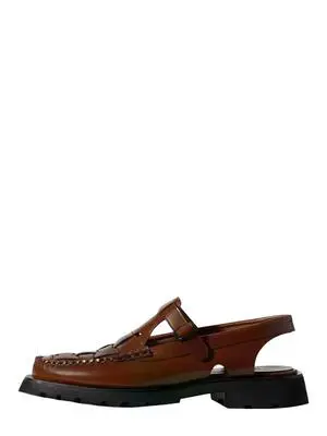Hereu Cranc Sport Slingback Loafers - Brown