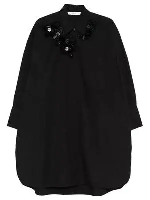 TELA Pacha Embellished Dress - Black