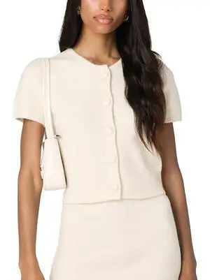 Astr The Label Jailyn Cardigan Sweater - Cream