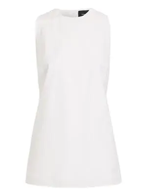Simone Rocha Open-back Cotton-poplin Top With Bow Detail - White