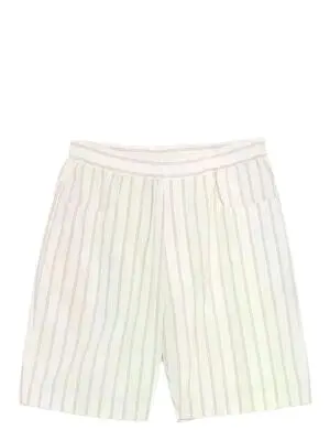 RANRA Striped Shorts - Neutrals