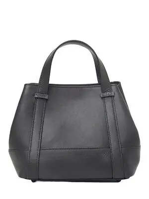 Peserico Leather Tote Bag - Brown
