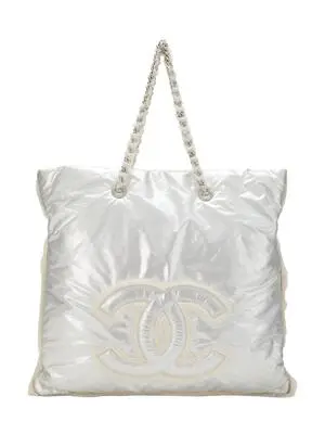 CHANEL Nylon 'CC' Bonbon Tote