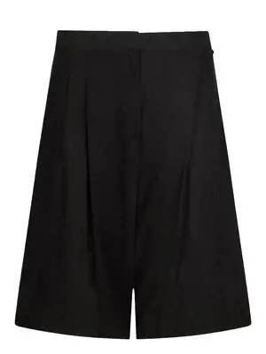 Liu Jo Logo Button Detail Shorts - Black