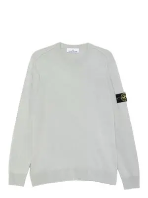 Stone Island Logo-patch Sweater - Grey