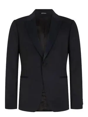 Zegna Single-breasted Blazer - Blue