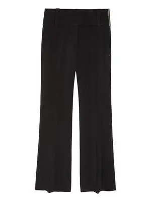 Sportmax Flared-leg Trousers - Black