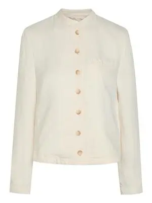 Emporio Armani Woven Jacket - Cream