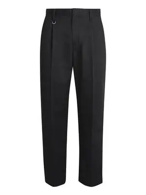 Yohji Yamamoto X Neighborhood Pleated Work Trousers - Black