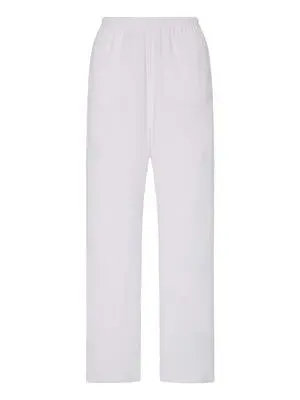 THE ROW Kohana Cotton Trousers - White