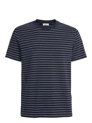 Sandro Cotton Sailor T-shirt - Blue