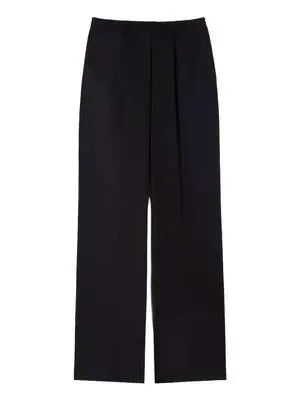 Max Mara Elasticated Wide-leg Trousers - Blue