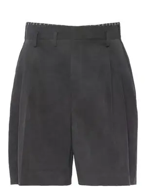 MAISON MARGIELA Pleated Bermuda Shorts - Grey