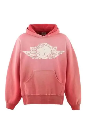 SAINT MXXXXXX Hoodie With Graphic Print - Red