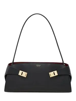 FERRAGAMO Hug East-west Shoulder Bag - Black