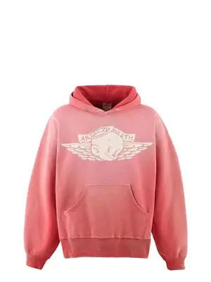 SAINT MXXXXXX Baby Michael" Graphic Hoodie - Red