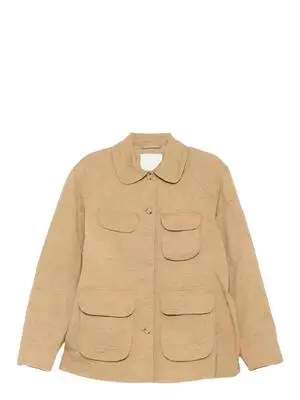 JNBY Floral-embroidered Jacket - Neutrals