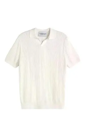 LES HÉRITIERS Ribbed T-shirt - Neutrals