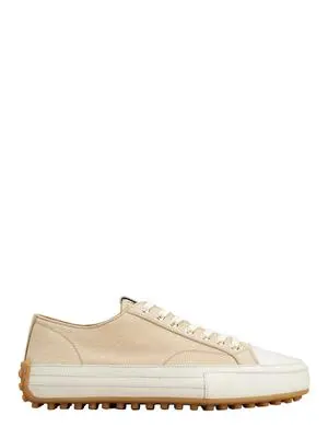 TOD'S Nubuck Sneakers - Beige