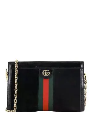 Gucci Ophidia Chain Small Shoulder Bag Black
