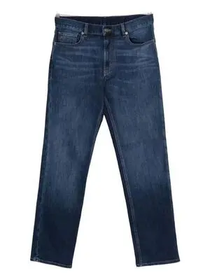 Emporio Armani Cotton Denim Jeans - Blue