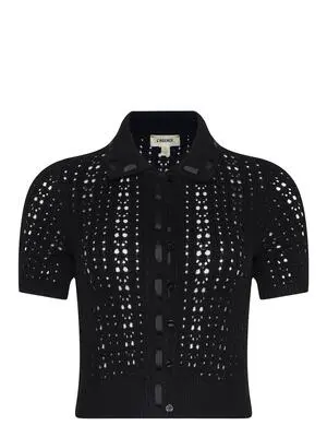L'Agence Ninette Knit Top - Black