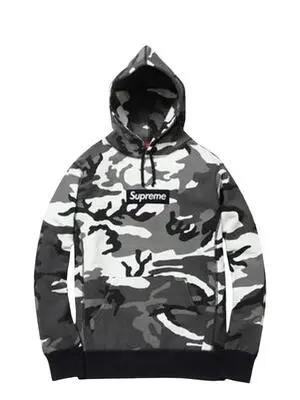 Supreme Box Logo Pullover Hoodie - Black