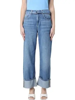 LIU JO Liu Jo Belted Wide Leg Jeans