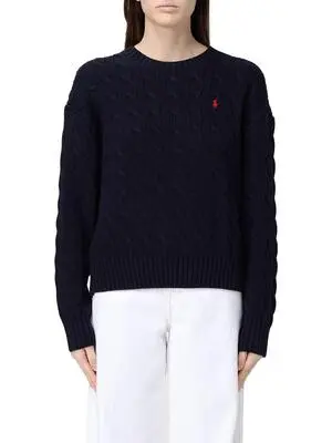 Polo Ralph Lauren Cable Knit Crewneck Sweater - Navy