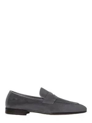 Brunello Cucinelli Brunello Cucinelli Suede Loafers Grey