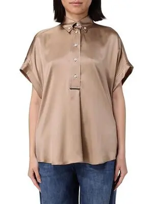 Brunello Cucinelli Short Sleeve Shirt - Bronze
