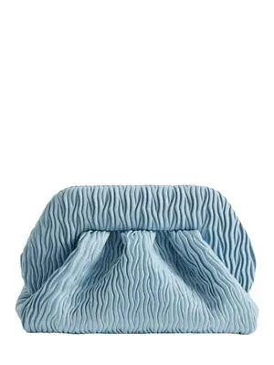 THEMOIRE Themoirè Clutch Gnawed Blue