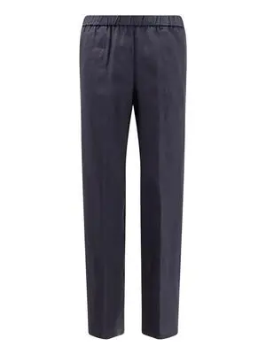 Aspesi Tailored Linen Trousers - Blue