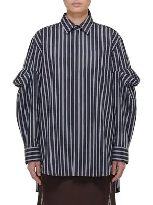 Sacai Classic Collar Shirt - Navy