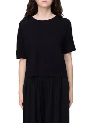 Max Mara MM Max Mara Viscose T-Shirt Black