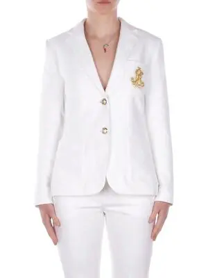 Ralph Lauren Single Breasted Jacket - White