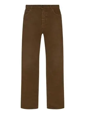 THE ROW Siouxie Corduroy Trousers - Brown