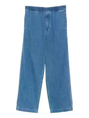 AGNES B. Wide-leg Trousers - Blue